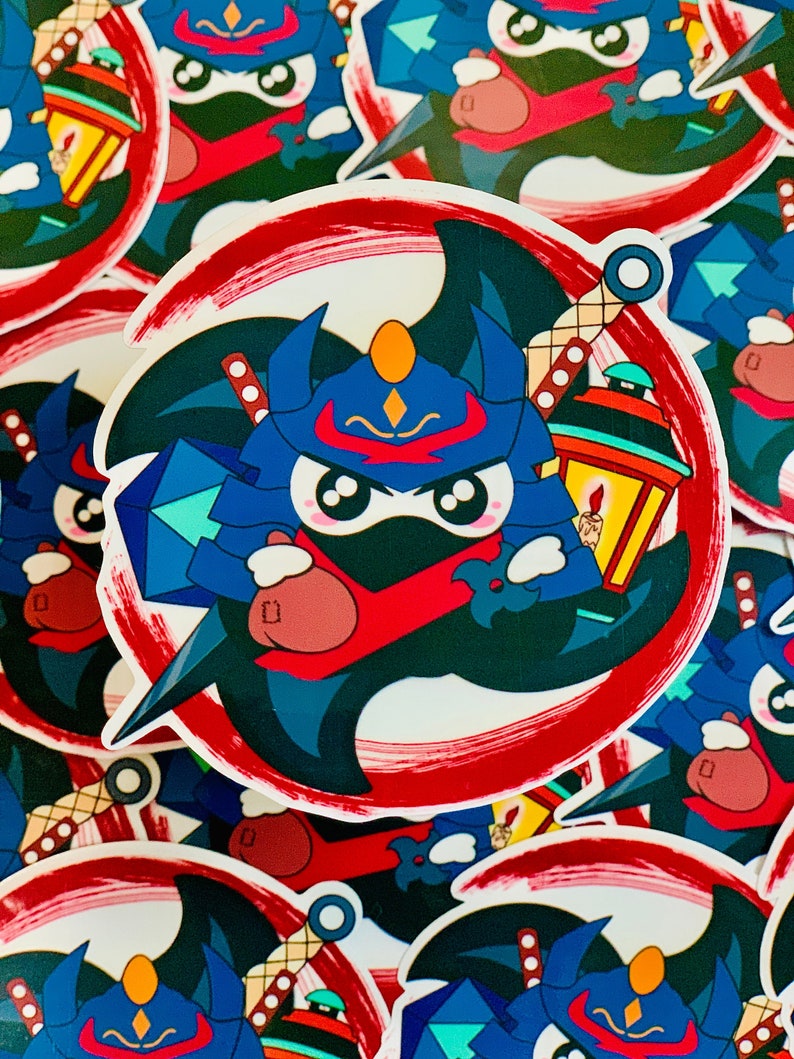 Ninja Sticker - Etsy