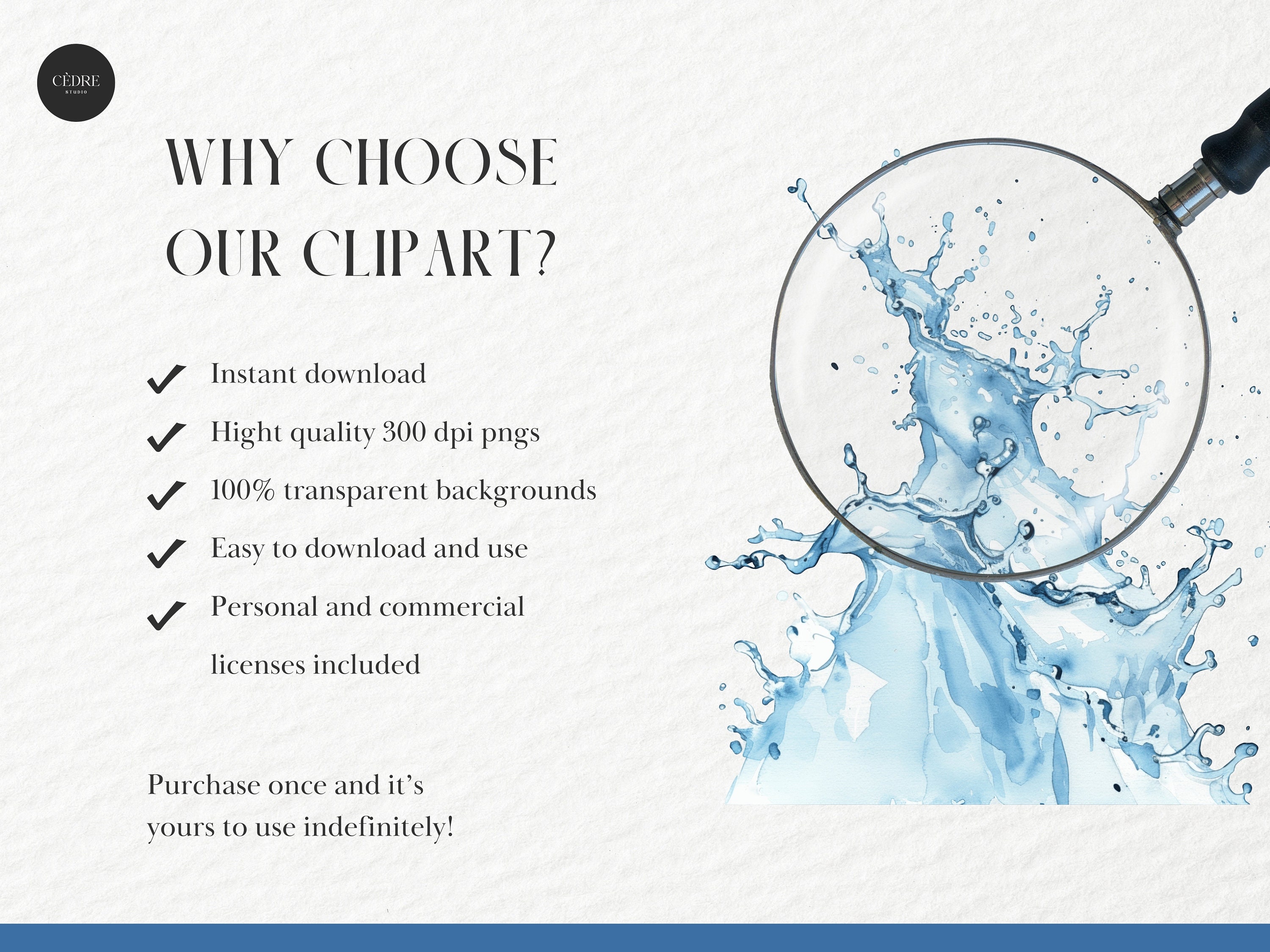 Watercolor Water Splash Clipart, Splashing Water Puddle Clipart, Clear ...