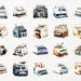 Watercolor Printer Clipart, Printing Machine Clipart, Fax Machine ...