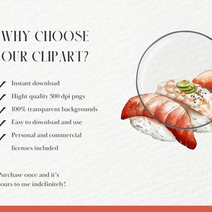Watercolor Sashimi Clipart, Sashimi Platter, Raw Sea Food Sushi, Korean ...