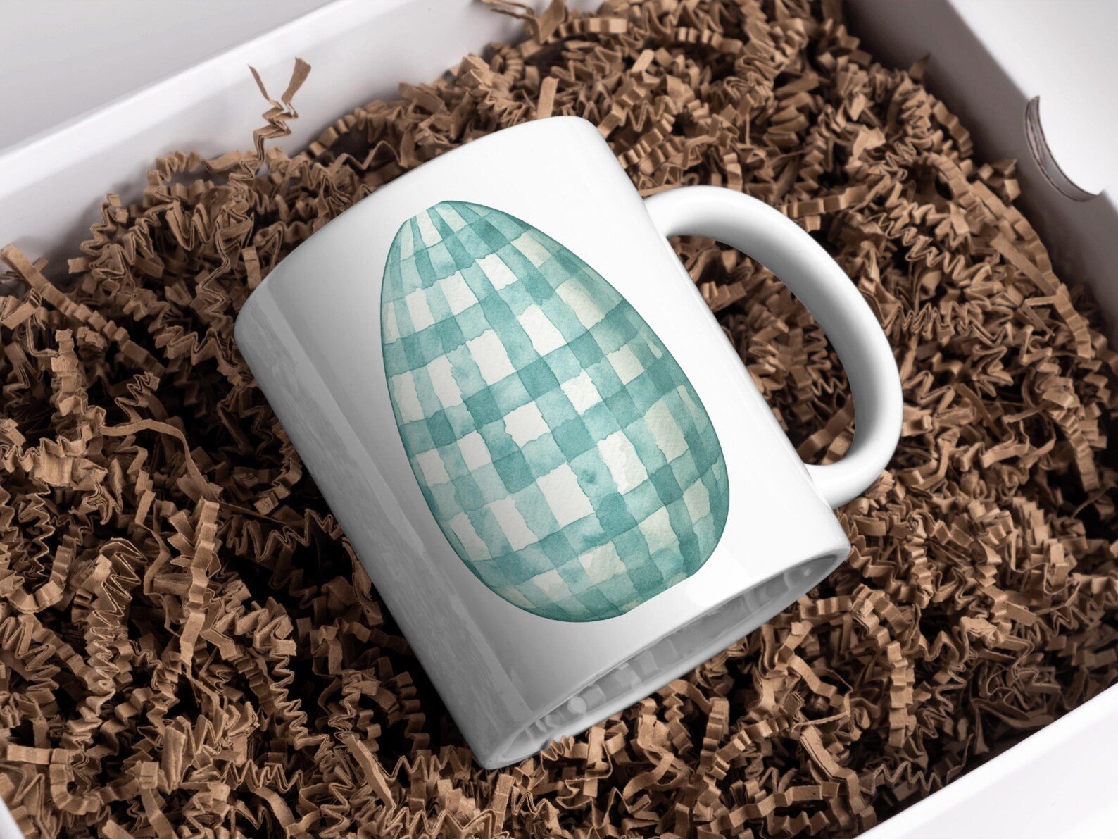 Watercolor Teal Easter Eggs Clipart, Pastel Spring Basket Decor, Mint ...
