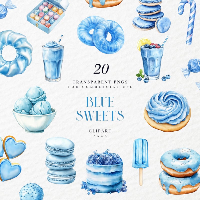 Dessert Clipart - Etsy