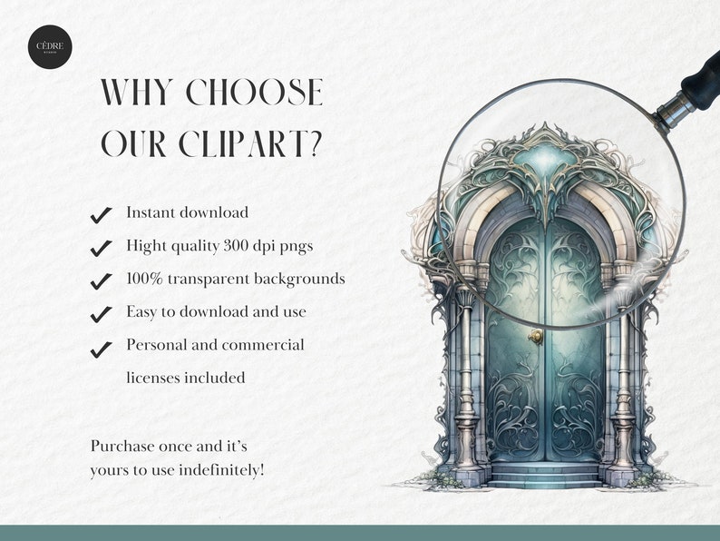 Watercolor Magic Portal Clipart, Celestial Magical Portals Clipart ...