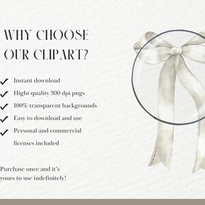 Watercolor White Ribbon Clipart, White Ribbons Clipart, Decorative ...