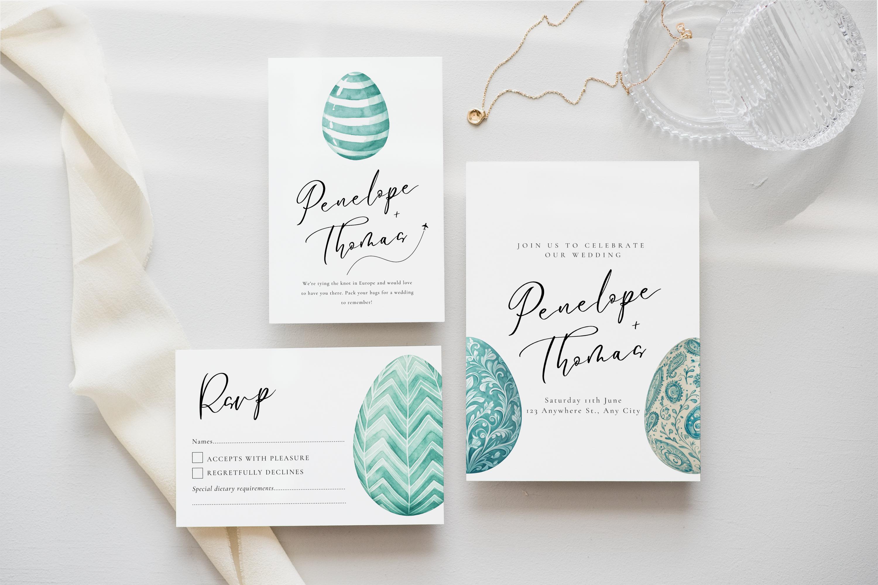 Watercolor Teal Easter Eggs Clipart, Pastel Spring Basket Decor, Mint ...