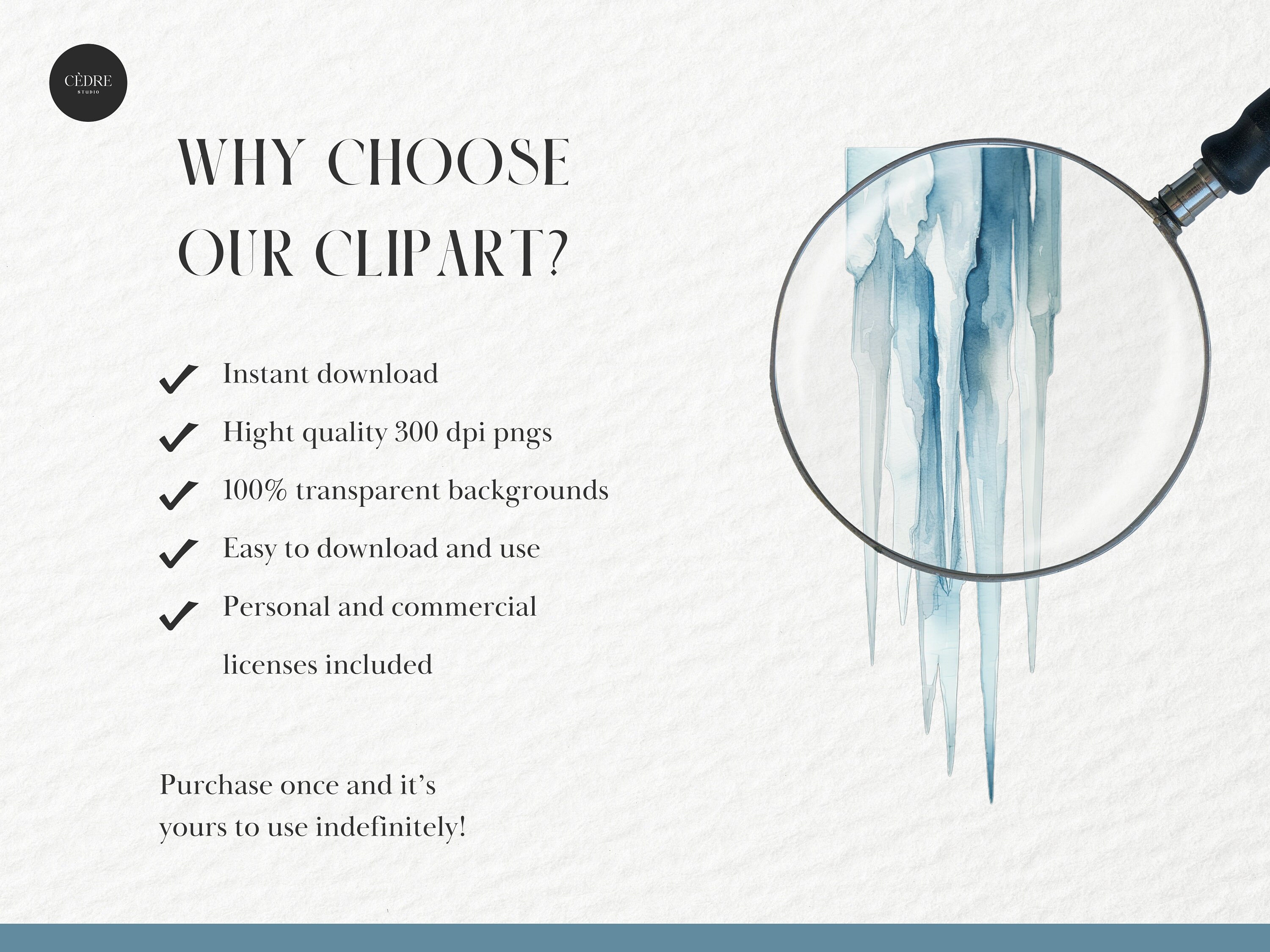 Watercolor Ice Spike Clipart, Freezing Ice Spikes Clipart, Freezing ...