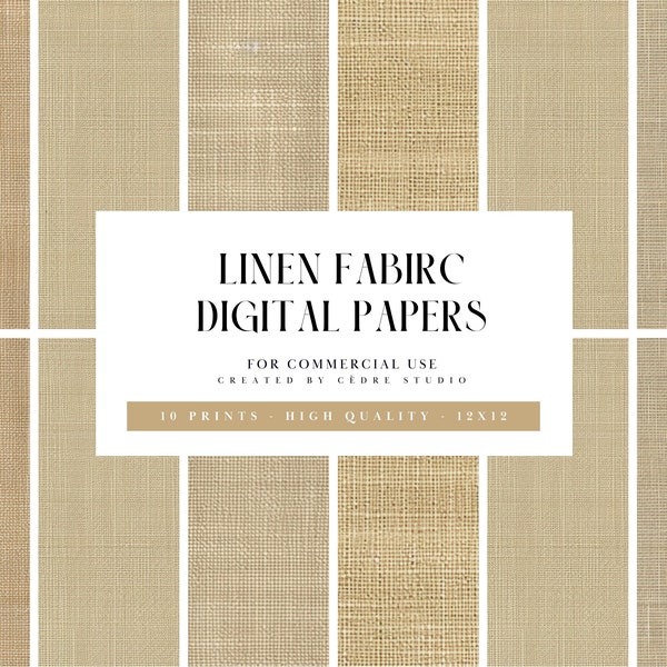 Printed Linen Fabric - Etsy
