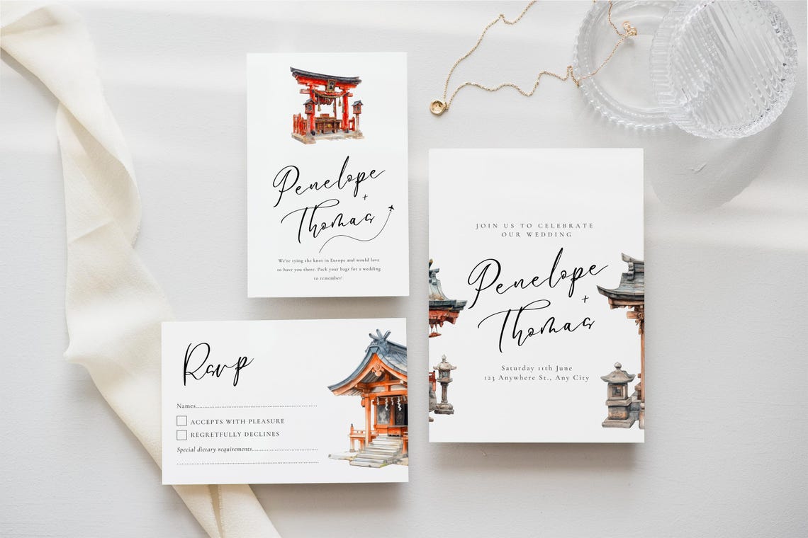 Watercolor Shinto Shrine Clipart, Japanese, Confucianism, Buddhism ...