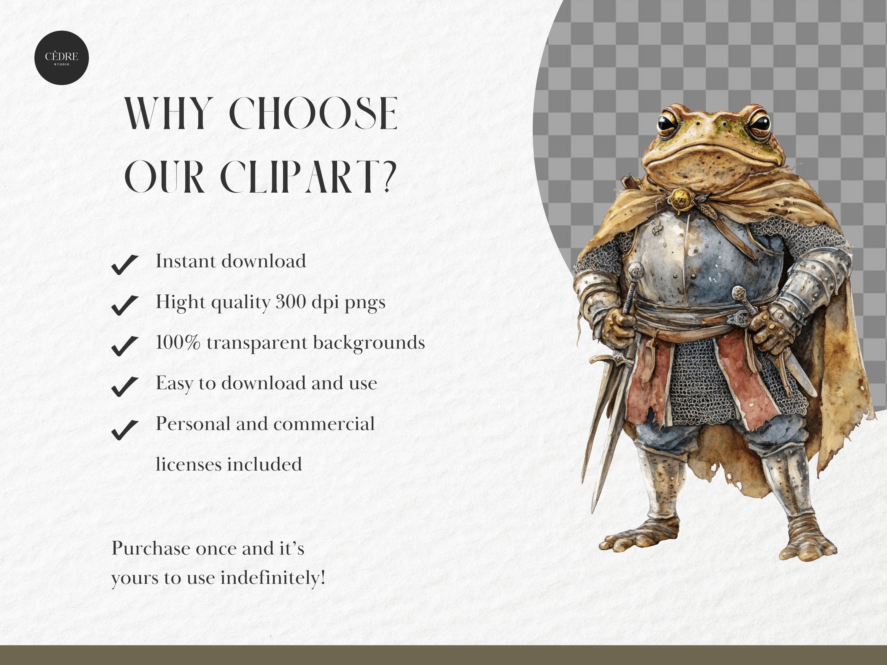 Watercolor Fairytale Toad Clipart, Fantasy Toad Character, World ...