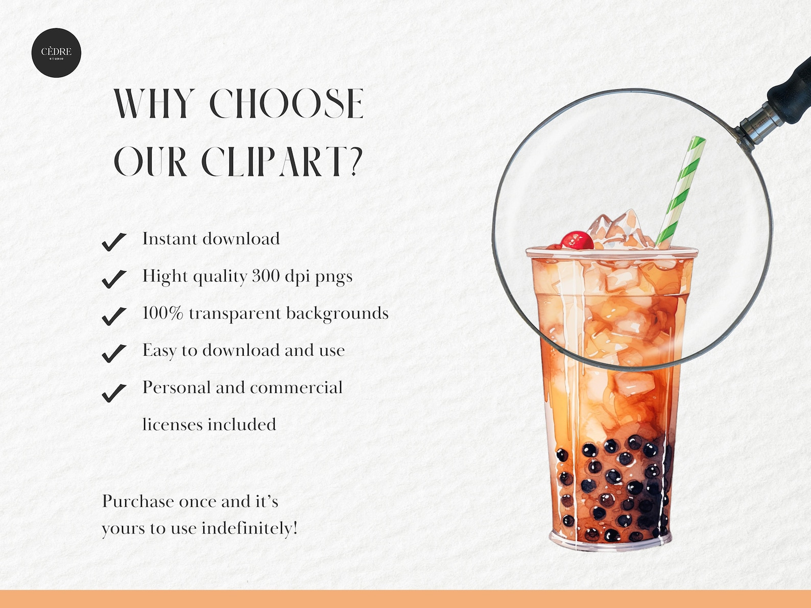 Watercolor Bubble Tea Clipart, Boba Tea Clipart, Drink Milk Tea Clipart ...