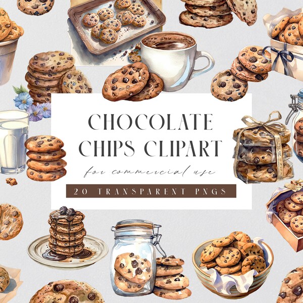 Cookies Clipart - Etsy