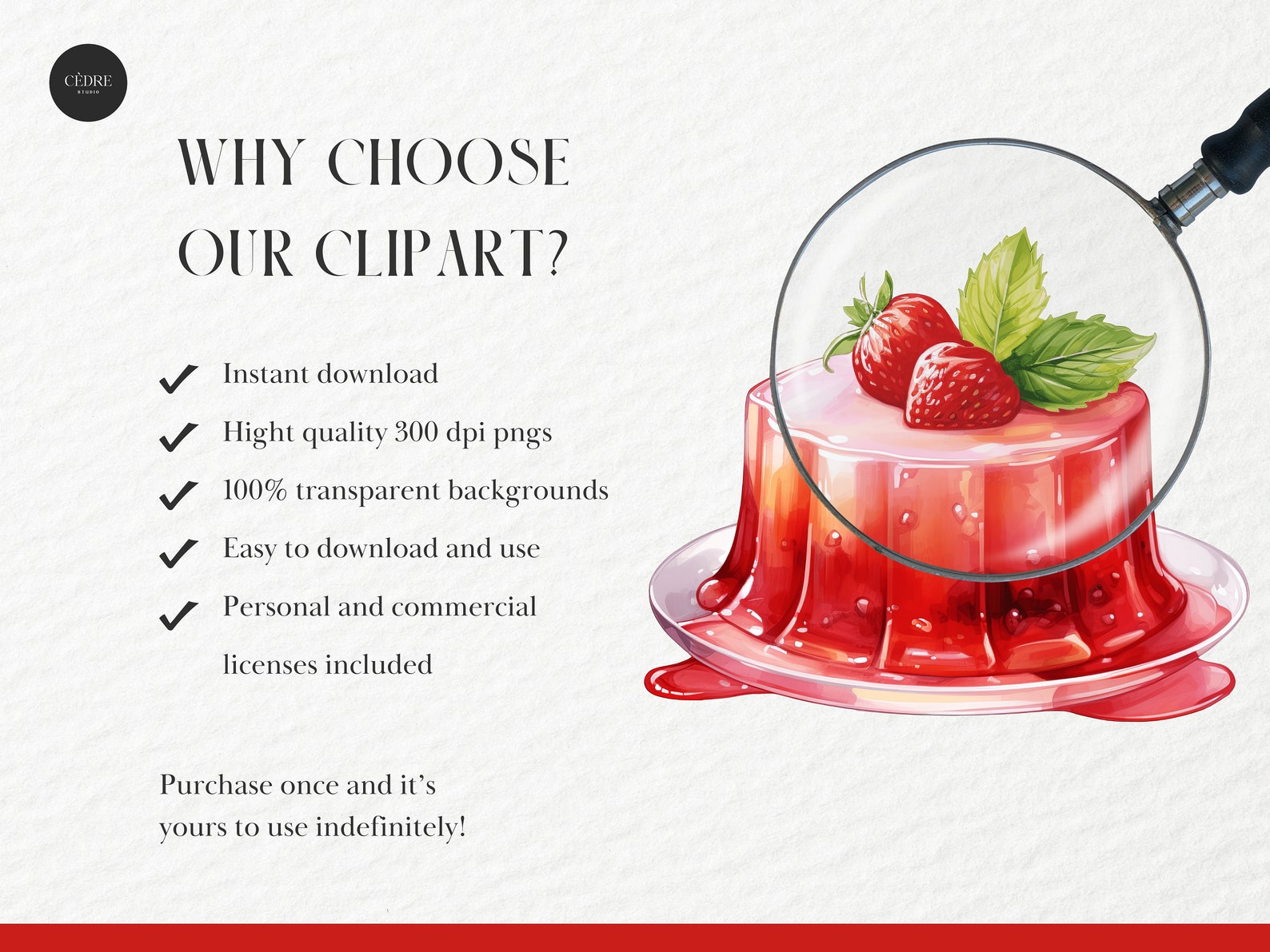 Watercolor Sweet Jello Clipart, Jello Dessert Clipart, Colourful Jello ...