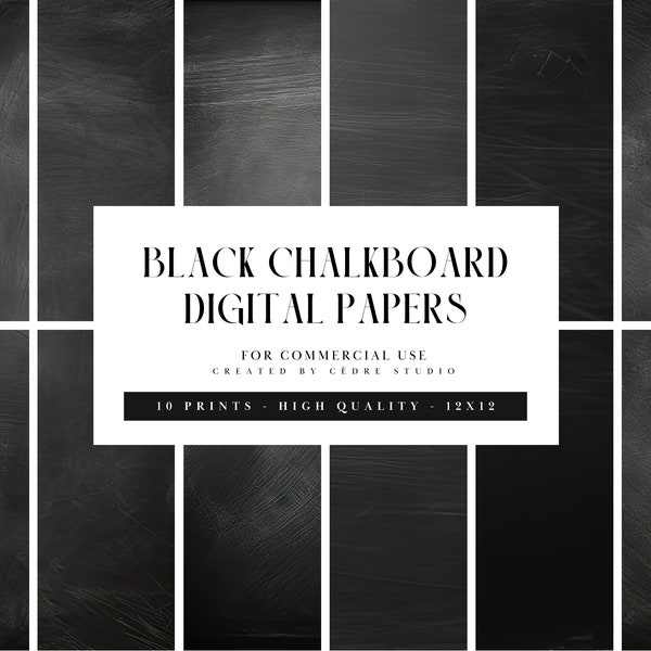 Chalkboard Digital - Etsy