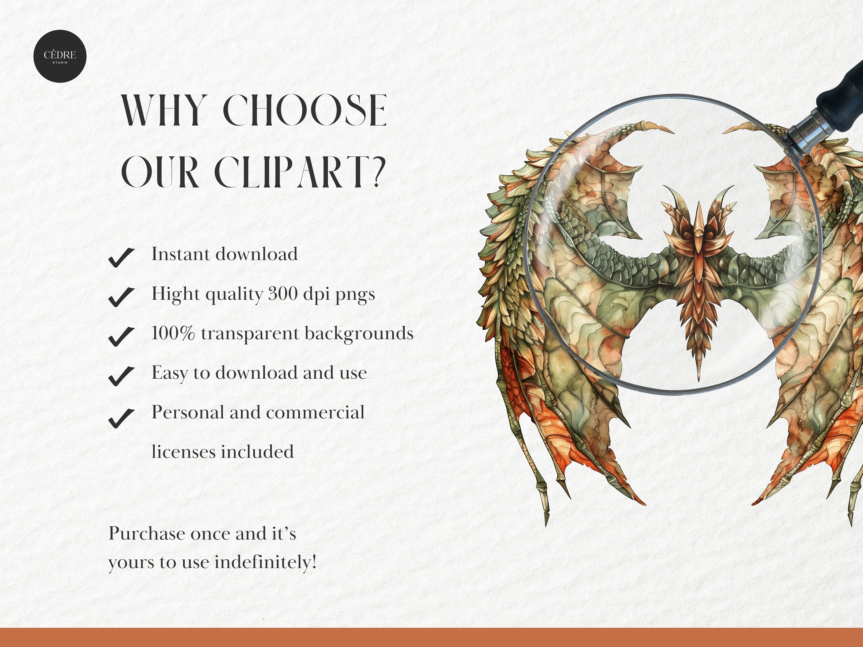Watercolor Dragon Wings Clipart, Celestial Demon Wing Clipart, Dark ...