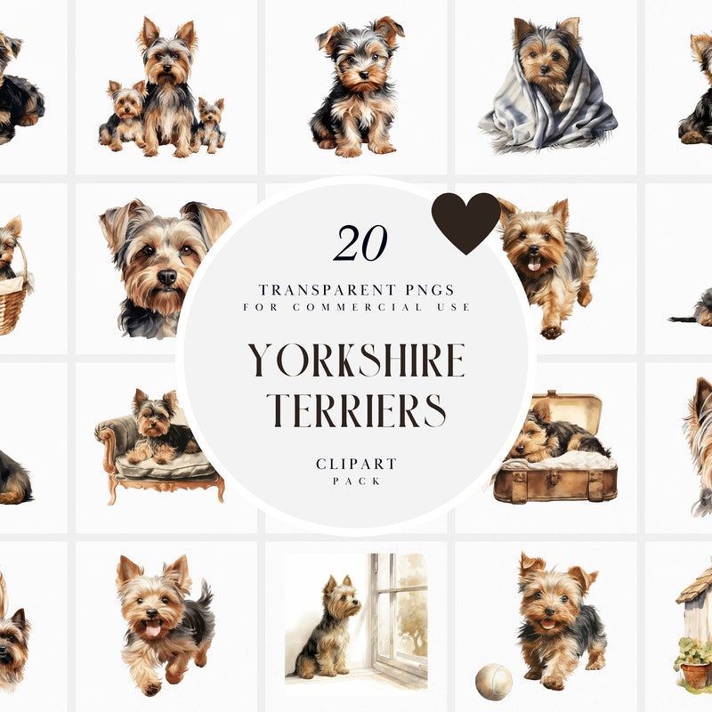 Yorkie Png - Etsy