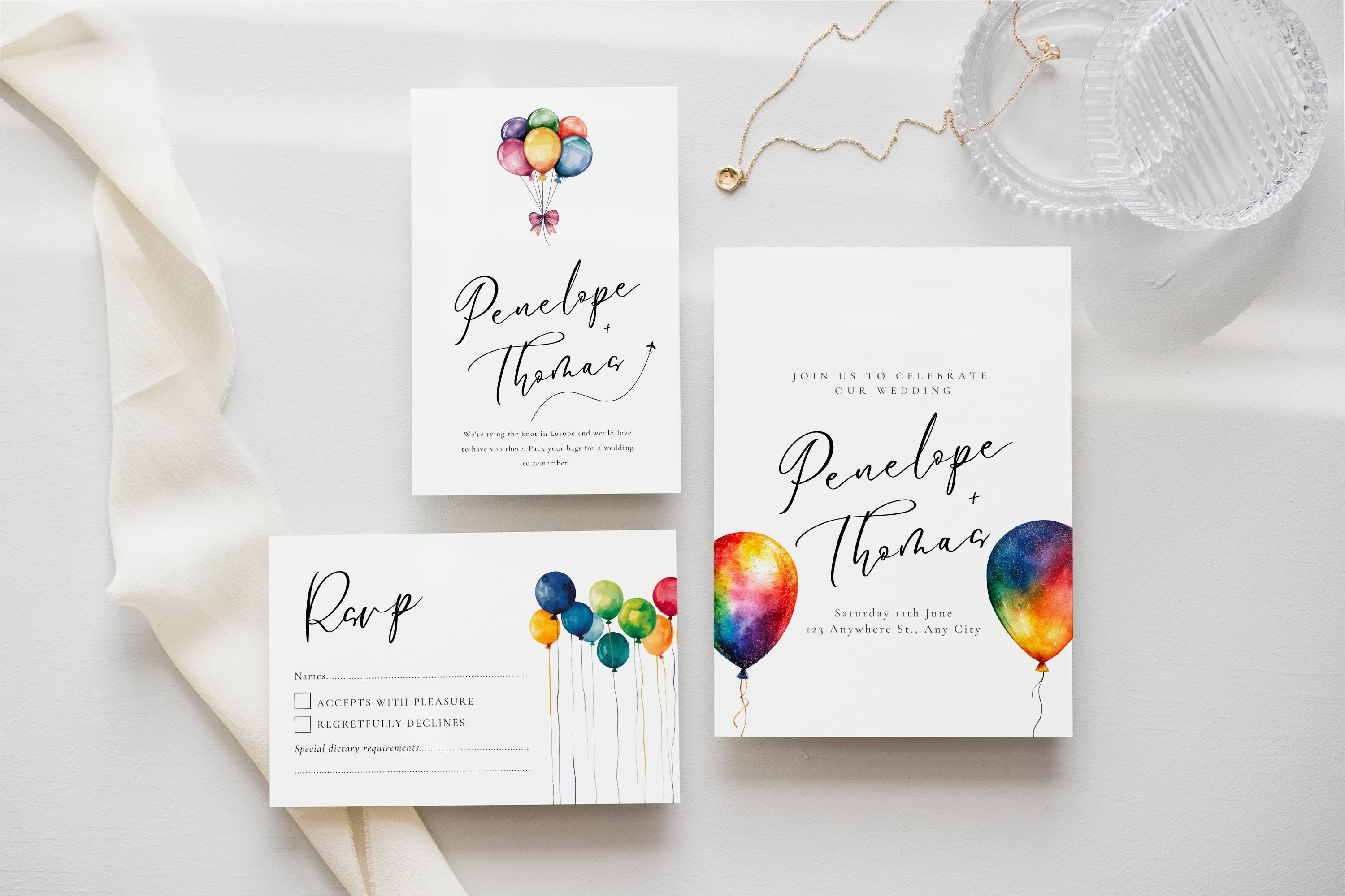 Watercolor Dark Rainbow Balloon Clipart, Colorful Balloons, Birthday ...