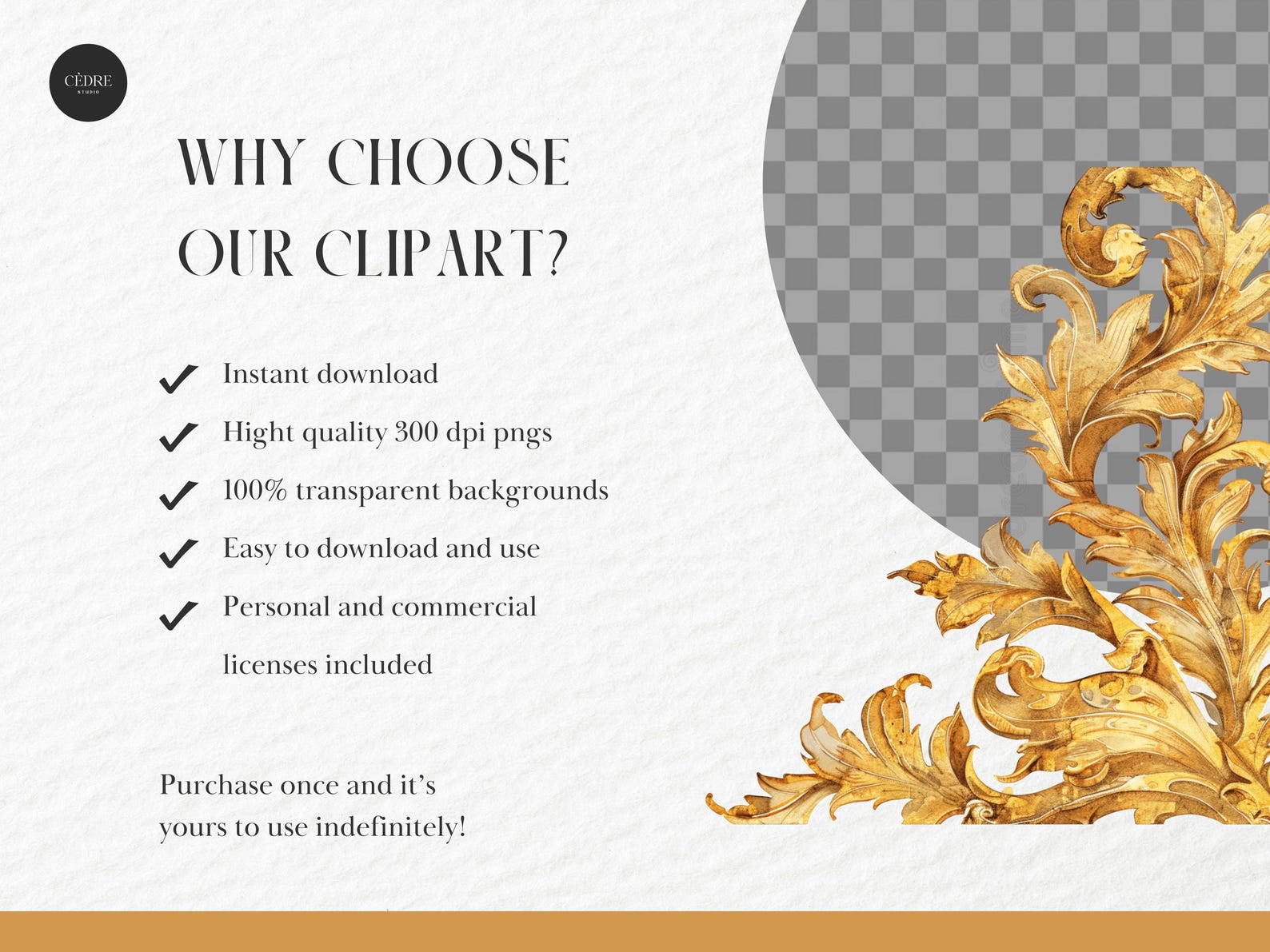 Watercolor Vintage Gold Page Corner Clipart, Ornate Foil Border Graphic ...