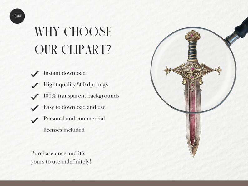 Watercolor Dagger Clipart, Daggers, Fantasy Short Swords, Medieval ...