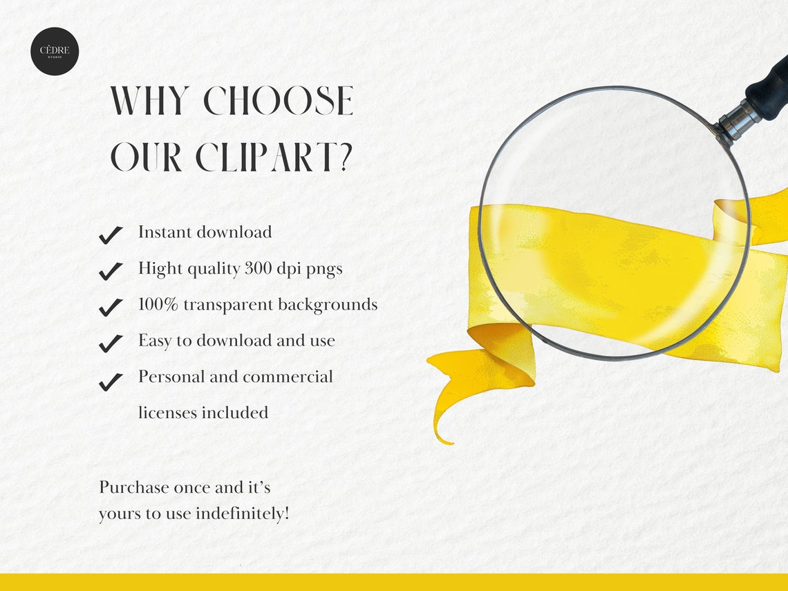 Watercolor Yellow Scroll Banner Clipart, Green Ribbon Banner Clipart ...