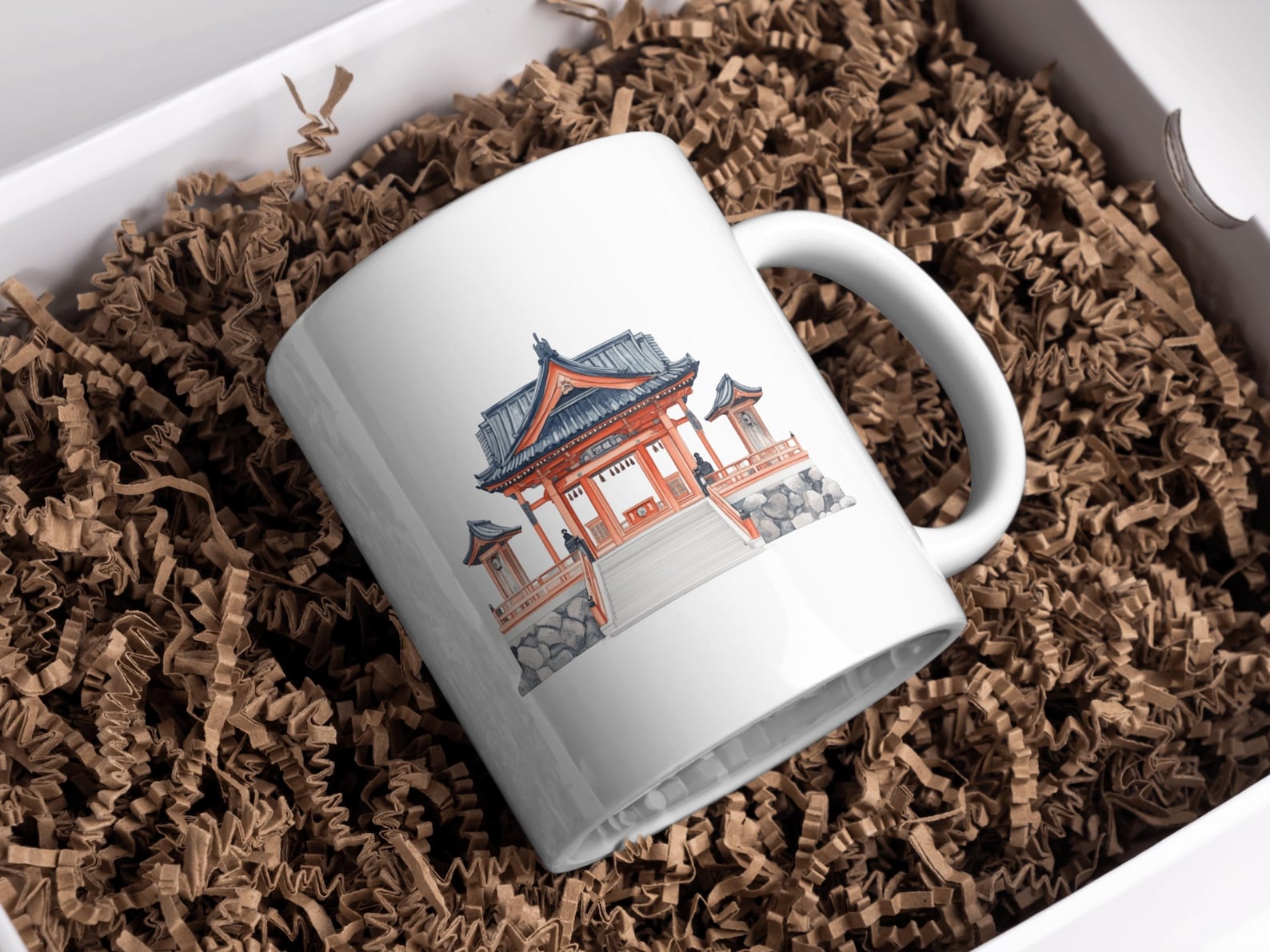 Watercolor Shinto Shrine Clipart, Japanese, Confucianism, Buddhism ...