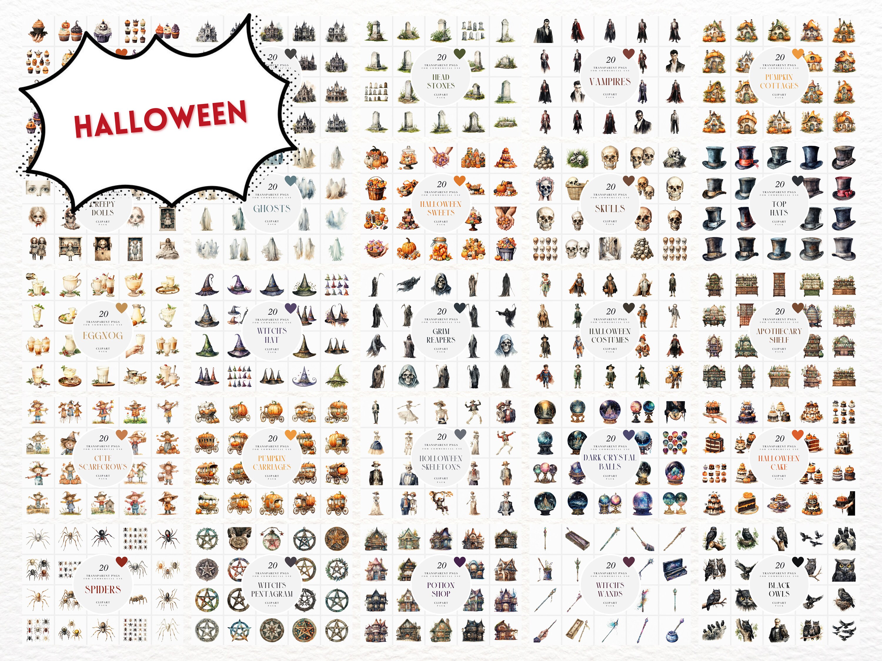 Whole Shop Mega Bundle, Entire Shop Bundle, 15,000 PNG Clipart Pack, Unlimited Shop Access, All ...