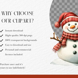Watercolor Snowmen Clipart, Snowman, Frosty Friends, Vintage Rustic ...