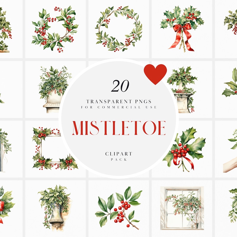 Hanging Mistletoe - Etsy