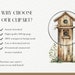 Watercolor Wooden Birdhouse Clipart, Wood Birdhouses Clipart, Porch ...