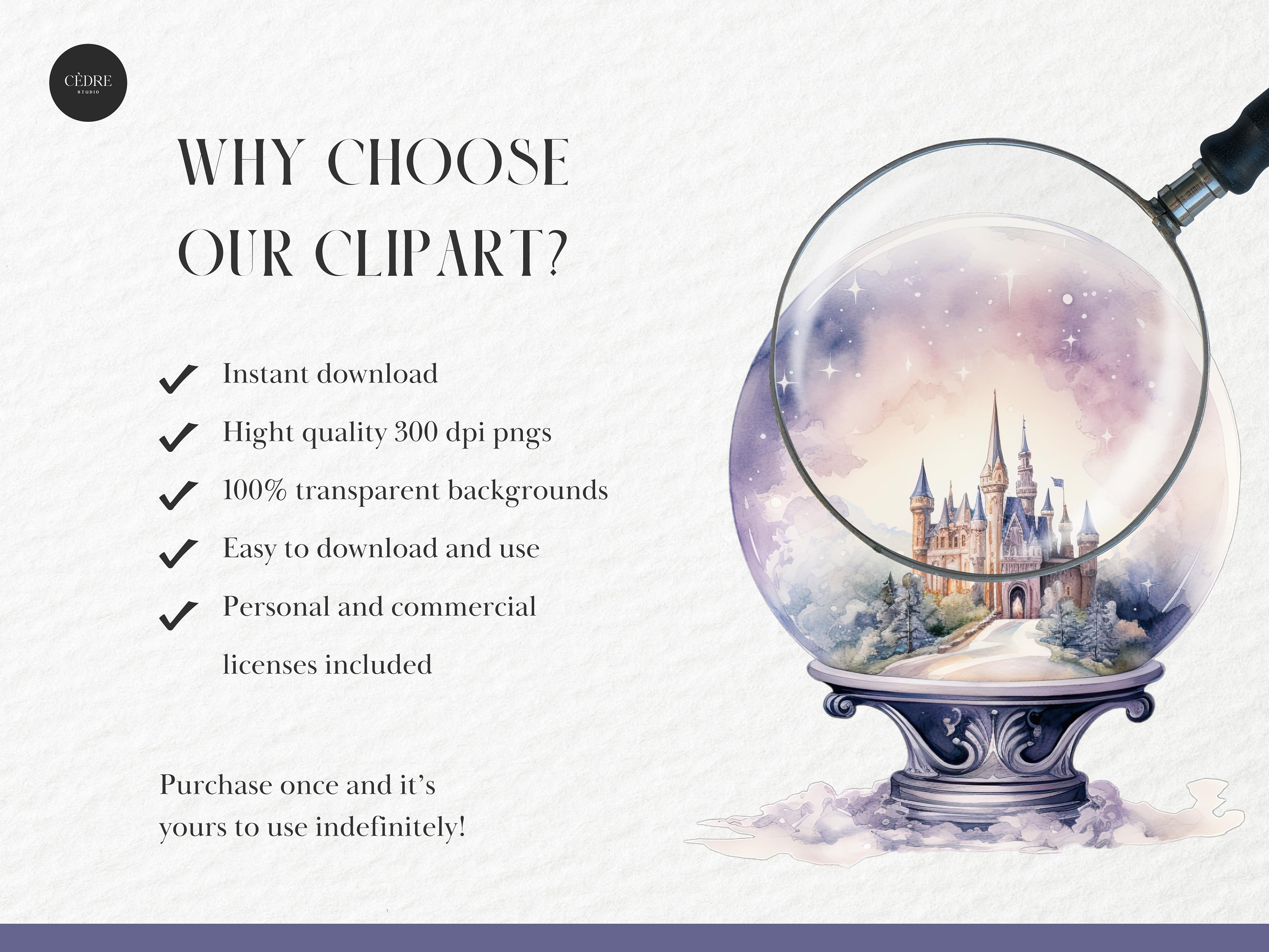Watercolor Pastel Crystal Ball Clipart, Spooky Crystal Balls Clipart ...
