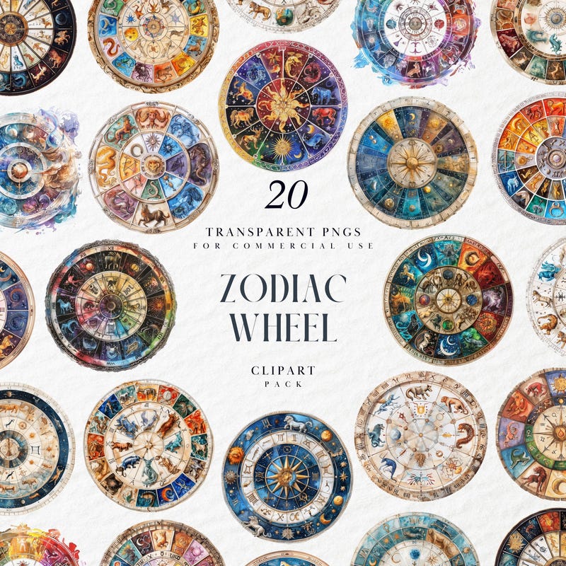 Zodiac Wheel - Etsy