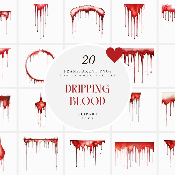 Blood Splatter Invitation - Etsy