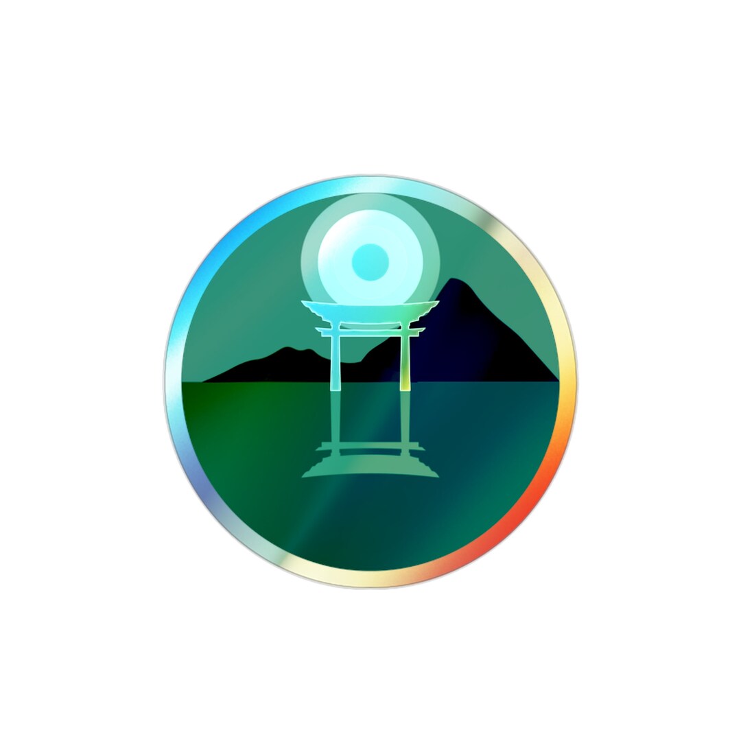 Tori Gate Japan Holographic Die-cut Stickers - Etsy