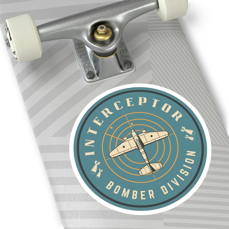 Interceptor Bomber Division Round Stickers, Indooroutdoor - Etsy