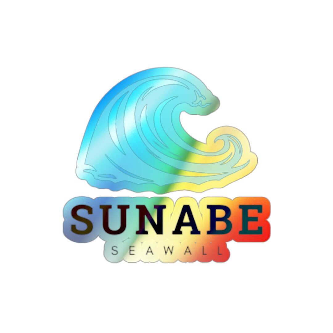 Sunbae Seawall Holographic Die-cut Stickers - Etsy