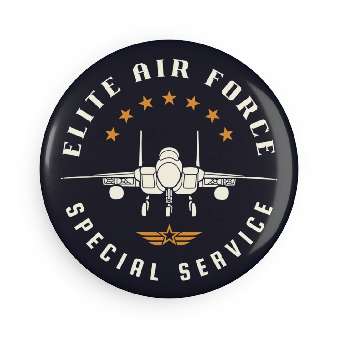 Elite Airforce Special Service Button Magnet, Round 1 & 10 Pcs - Etsy