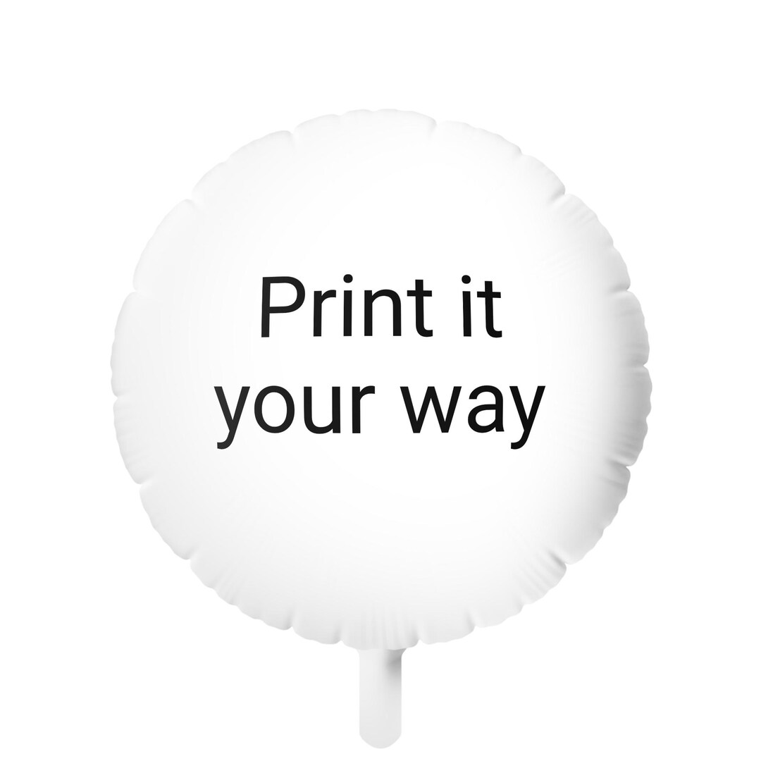 Custom Mylar Helium Balloon - Personalized Party Decor, Birthday ...