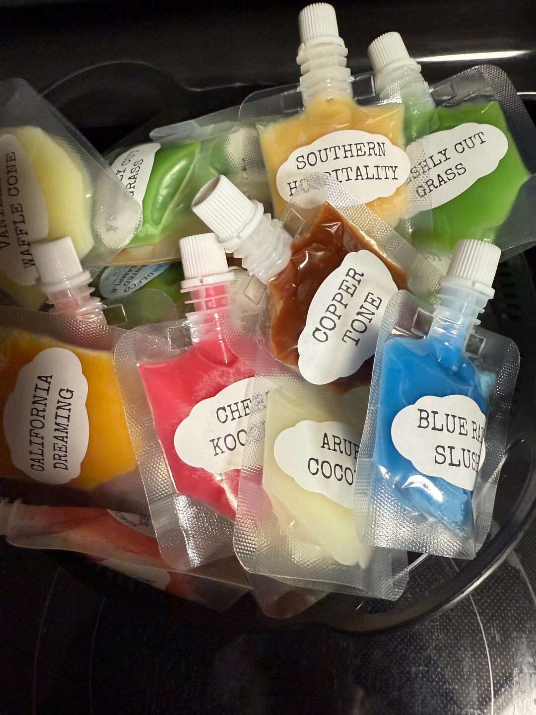 3 Oz Pouch-highly Fragrant Squeezy Gel Wax-new Scents!!!! - Etsy