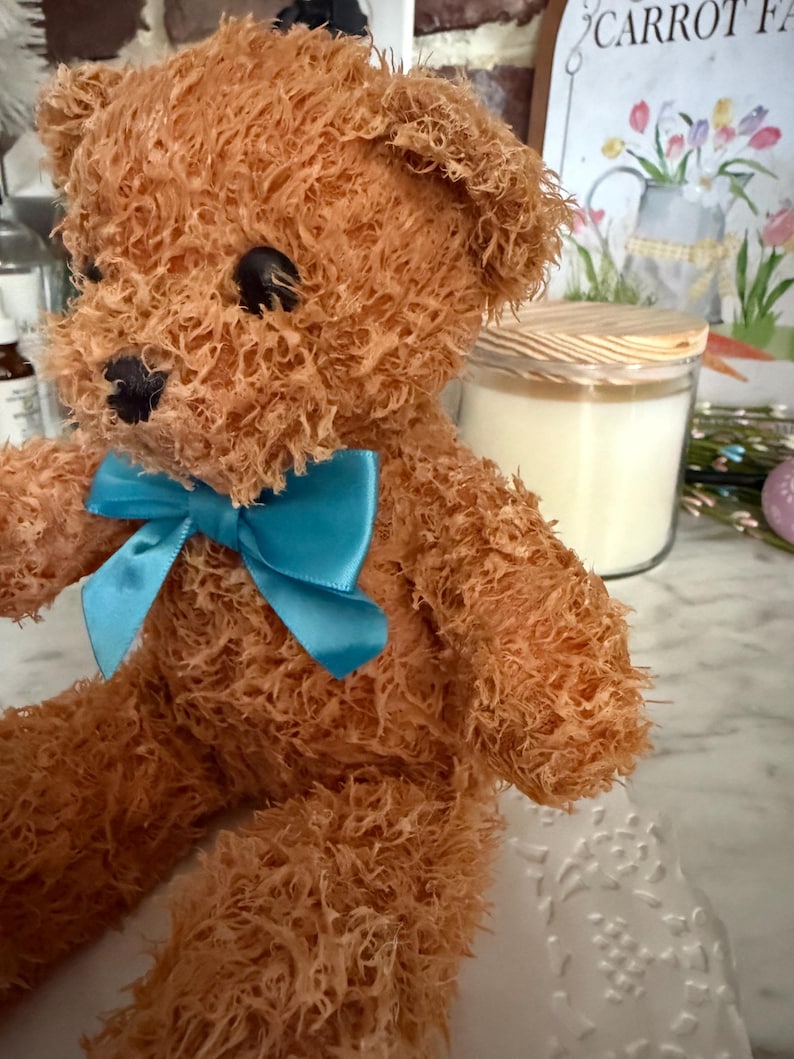 Scented Wax Dipped Teddy Bear *great Gift* New Scents Available Now - Etsy