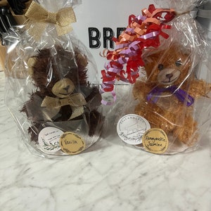 Scented Wax Dipped Teddy Bear great Gift New Scents Available Now - Etsy