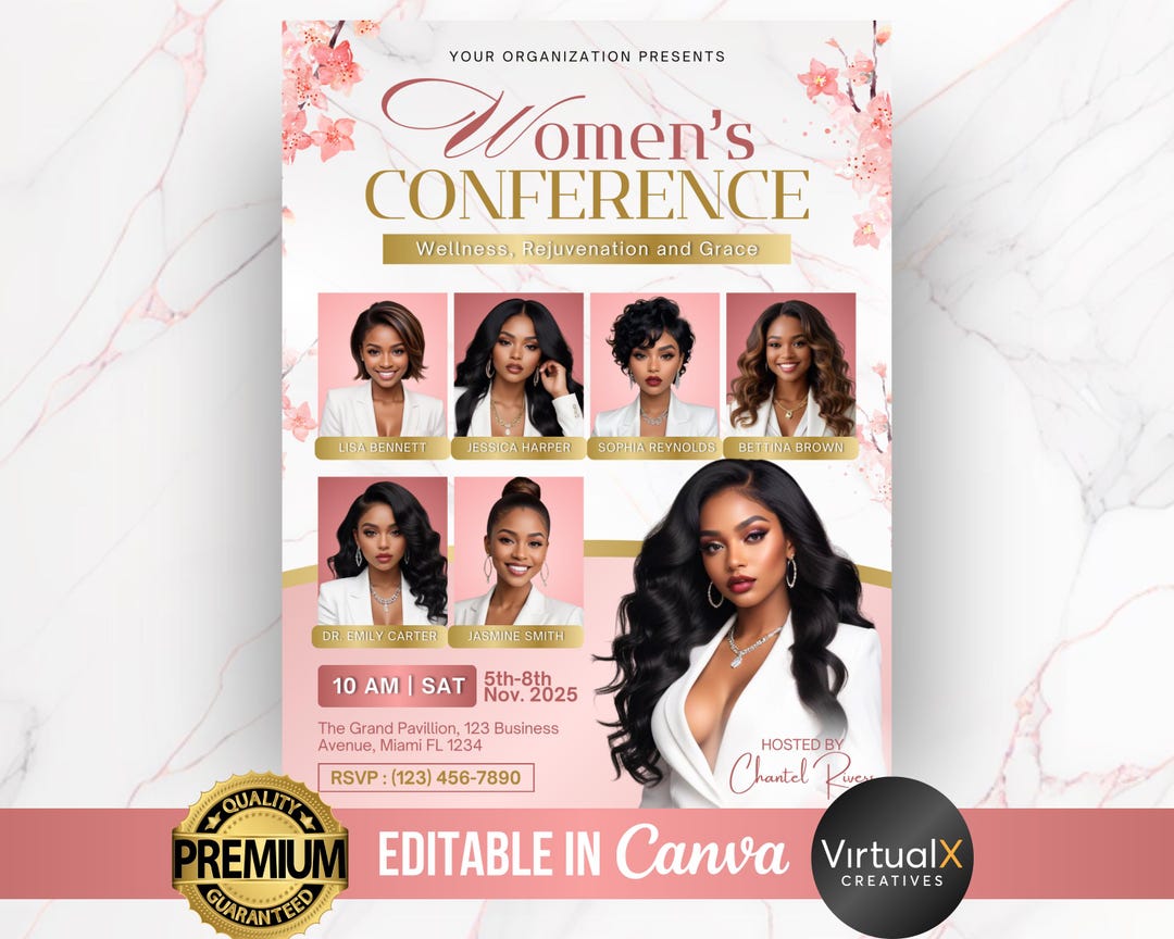 Women Leadership Conference Flyer, Women Empowerment, Womens Brunch ...