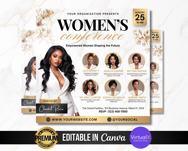 Women Network Event Flyer, Empowerment Event, Women's Meeting ...