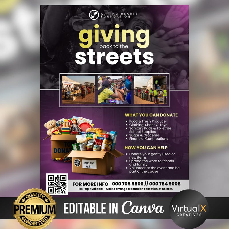 Nonprofit Program Flyer - Etsy