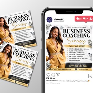 Business Coach Flyer, Consultation Flyer, Entrepreneur Flyer, Workshop ...