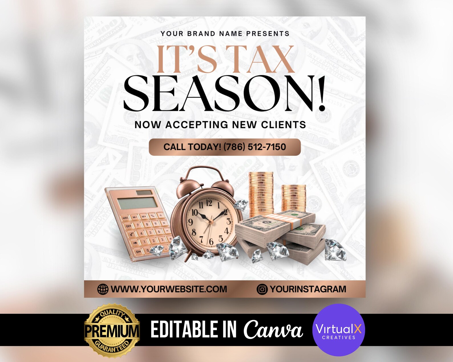 4X Tax Prep Service Flyer Bundle, Tax Season Flyers, Credit Repair ...