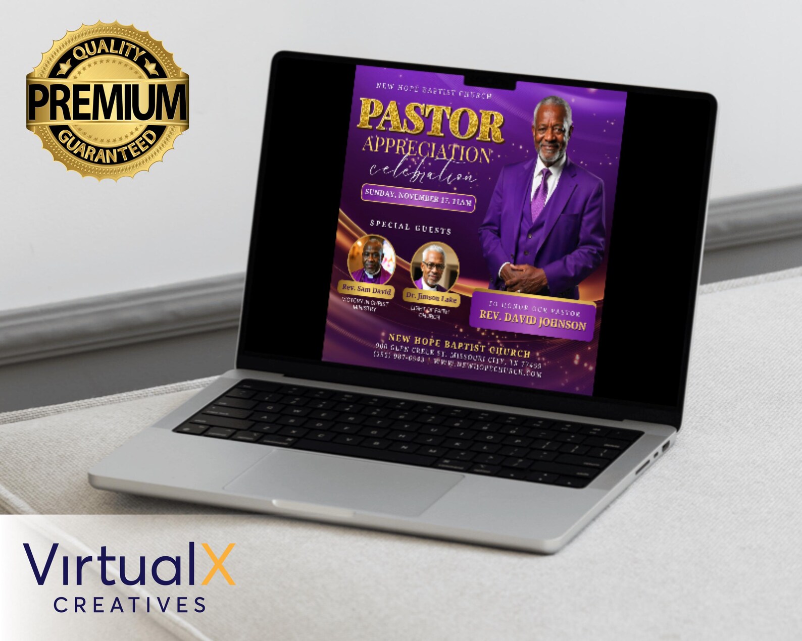 Pastor Appreciation Flyer, Worship Church Flyer, Prayer Conference ...