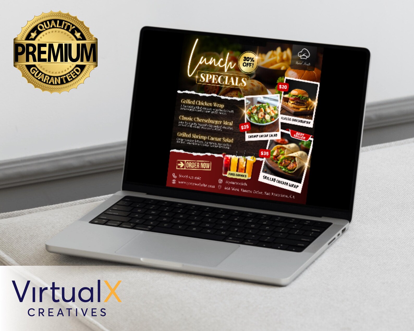 Editable Lunch Specials Flyer, Sunday Special Menu, Weekend Lunch Sale ...