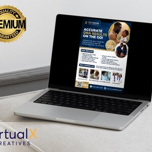 Mobile Lab Testing Flyer, Medical DNA Testing, DNA Lab Service ...