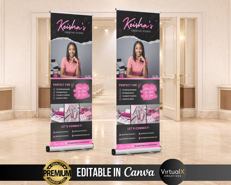 Craft Retractable Banner, Custom Design Promo Standee, Printing ...