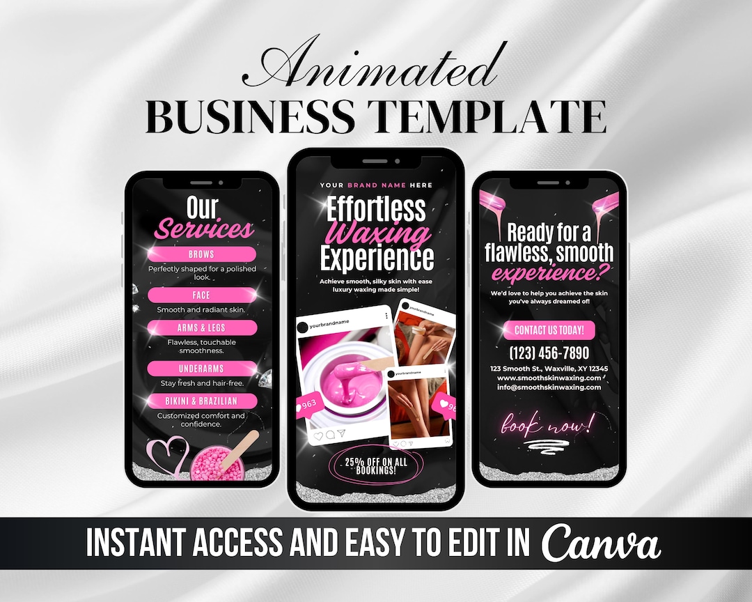 Wax Deals Booking Animated, Full Body Wax Services, New Client Deals ...