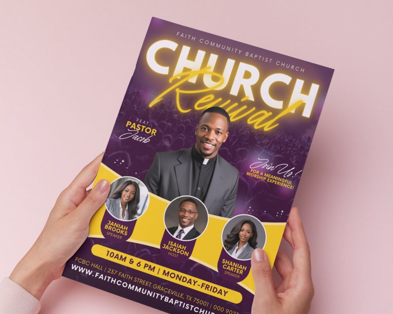 Church Fellowship Service Flyer, Prayers Conference Flyer, Worship ...